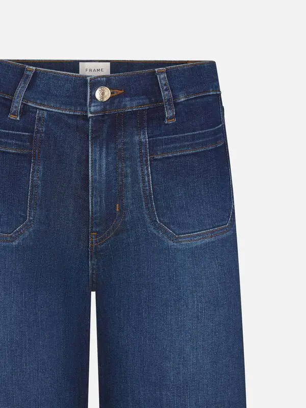 FRAME Le Slim Palazzo Belt Loop Jeans