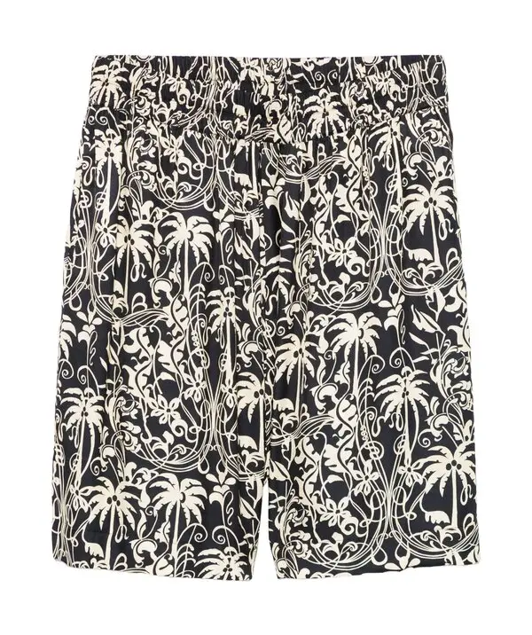 LANEUS Wide Leg Bermuda Shorts