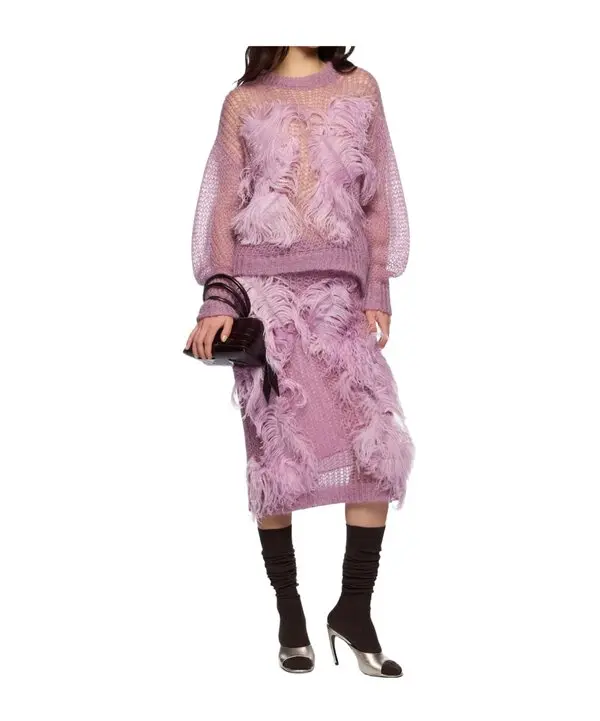 Attico Knit Skirt