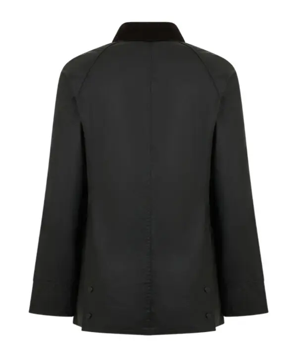 Barbour Beadnell Waxed Corduroy-collar Jacket
