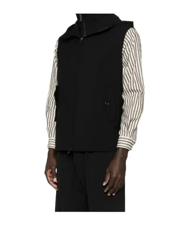 Emporio Armani Vest With Zip And Hood