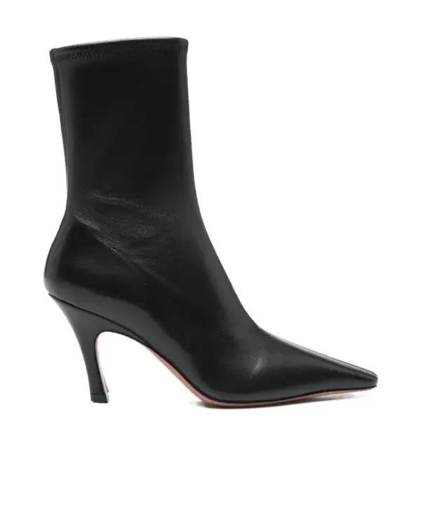 Amina Muaddi Pointed-toe Ankle Boots