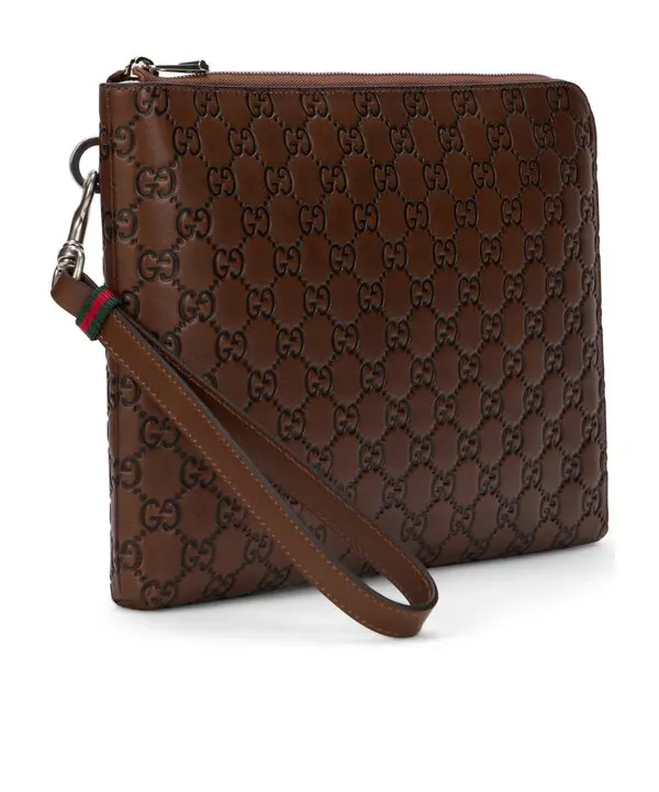Gucci Gg Emblem Medium Clutch
