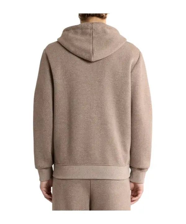 Etro Paisley Zip-up Hoodie - Nude