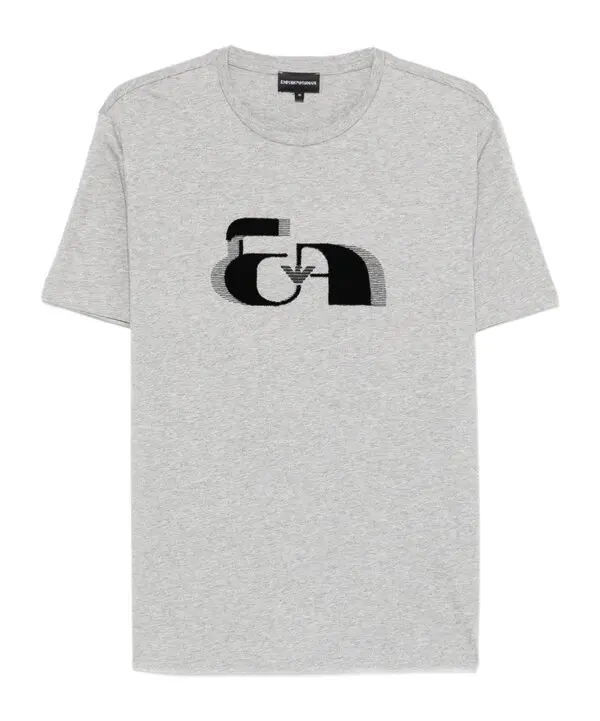 Emporio Armani Logo-graphic T-shirt - Grey