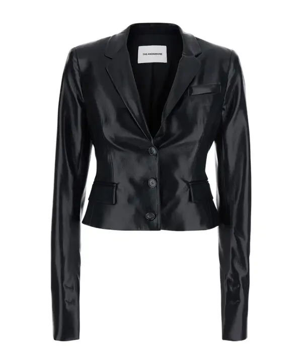Andamane Long-sleeve Casual Jacket - Black
