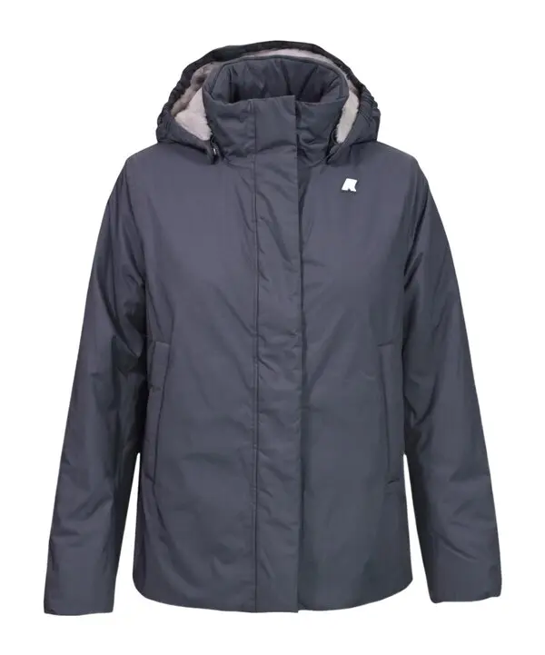 K-WAY Marlette Logo Patch Twill Jacket - No