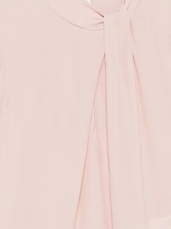 Patrizia Pepe Draped Long-sleeve Blouse