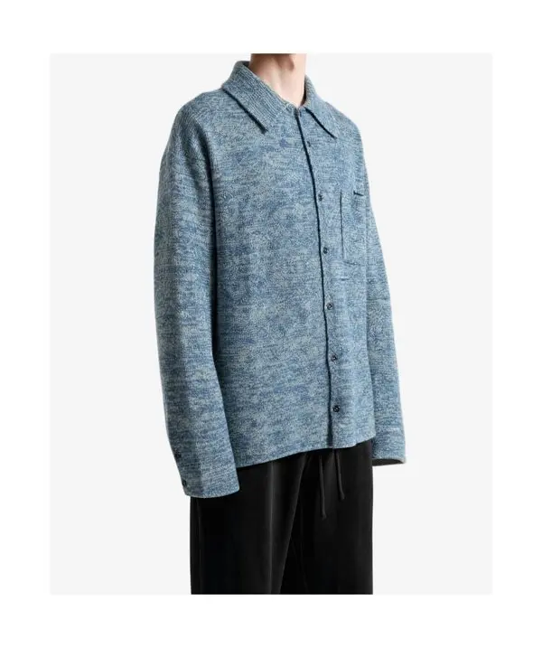 THE ELDER STATESMAN Knitted Buttoned Shirt - No