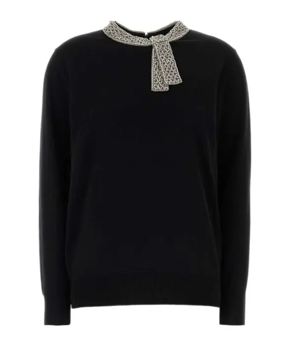 Valentino Garavani Embroidered Wool Sweater