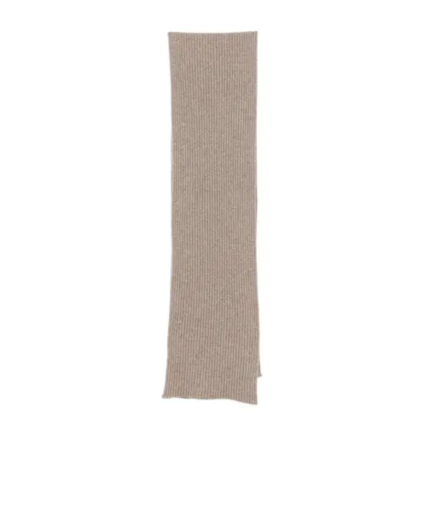 Brioni Ribbed-knit Scarf