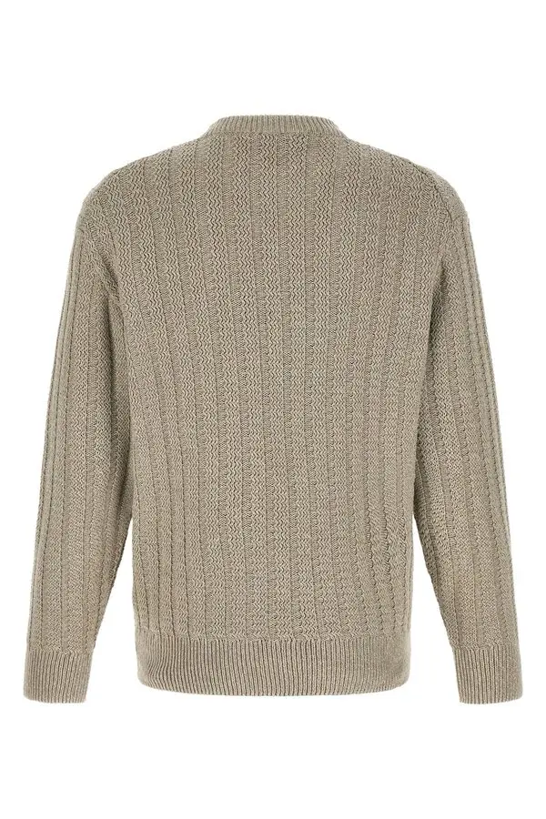 Hugo Boss Cotton Sweater With Jacquard Weave