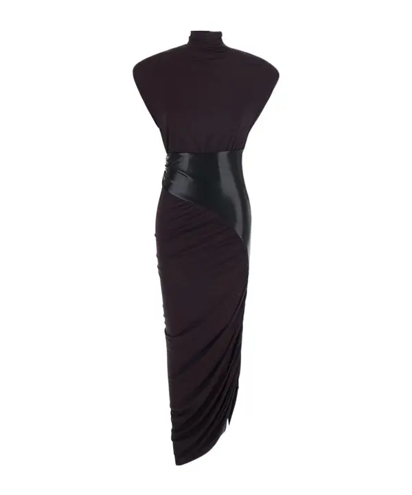 Andamane Ursula Draped Midi Dress - No