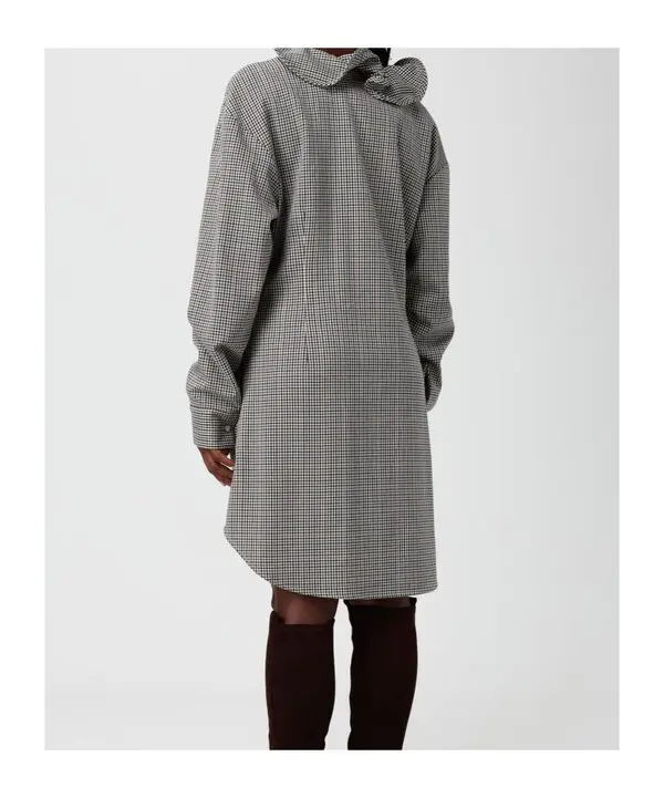 MSGM Abito Ruffle Detailed Mini Dress