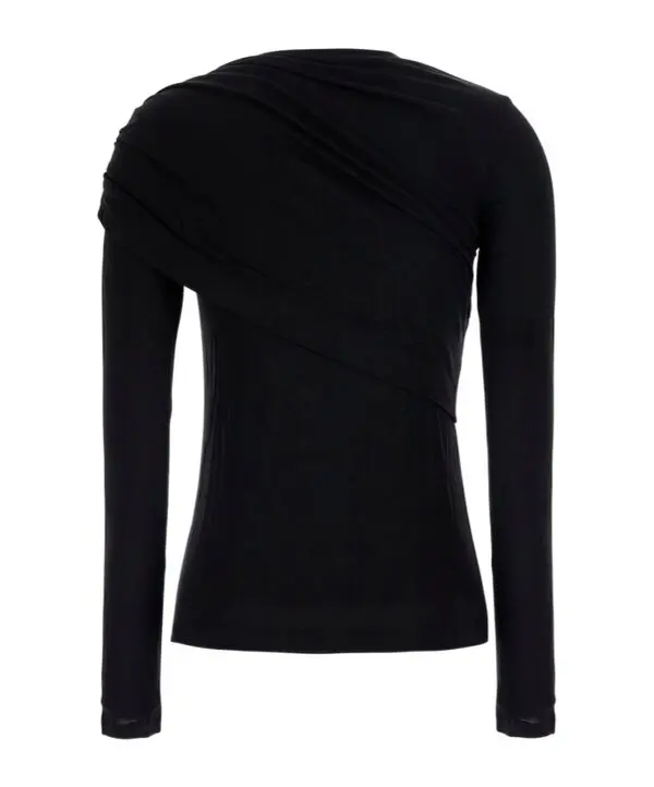 Isabel Marant Étoile Draped Jersey Top - Black