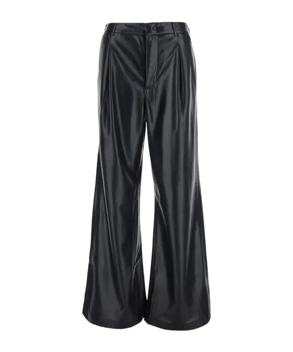 Andamane Casual Trousers With Belt Loops - Black