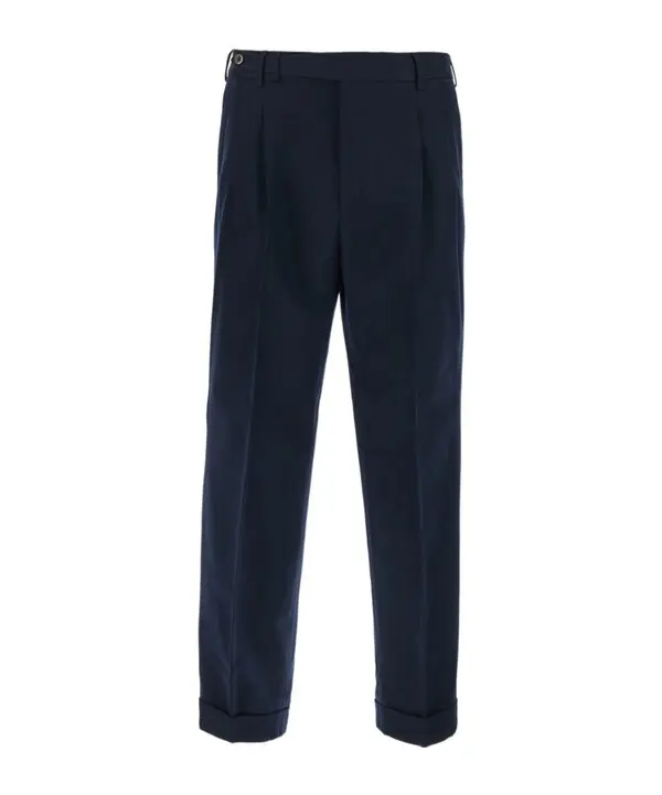 PT TORINO Tailored Trousers With Belt Loops - Blu
