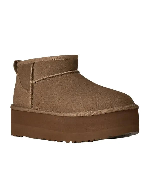 UGG Classic Ultra Mini Platform Boots - Light Bronze