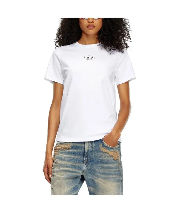 DIESEL® Open-necked Black Shirt