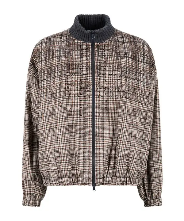 Brunello Cucinelli Long-sleeve Casual Jacket - Beige Tab