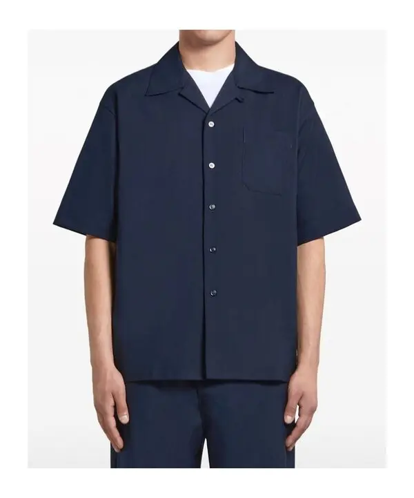 Marni Collared Short-sleeve Shirt