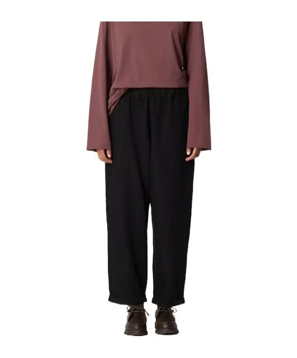 Labo.art Pull-on Cuffed Cotton Cover Trouser