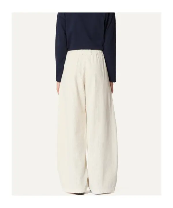 Labo.art Ribbed Corduroy Pants - Winter White