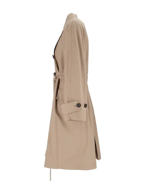 Max Mara Double Breasted Long Sleeve Coat