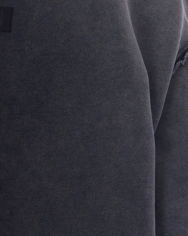 HAIKURE Rear Slit Crewneck Sweatshirt