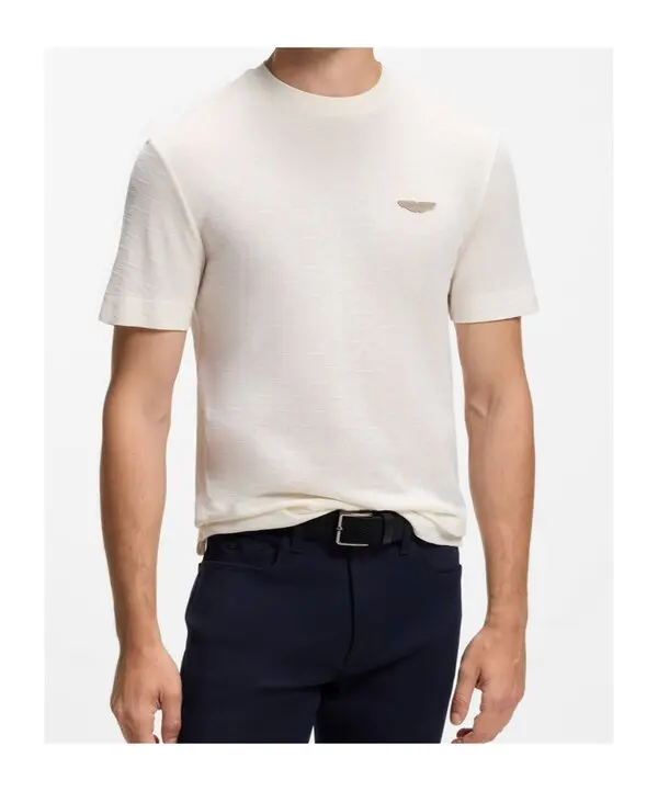 Hugo Boss X Aston Martin C-thompson Logo-patch T-shirt