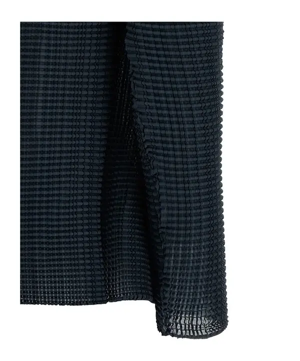 Issey Miyake Pleated Jacket - Dark Navy