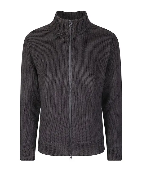 Labo.art Long-sleeve Knit Cardigan - Black