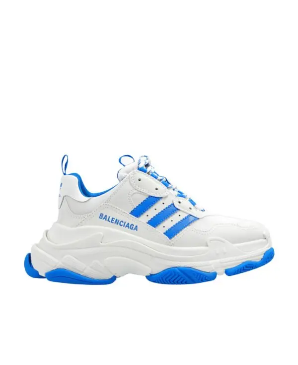 Balenciaga X Adidas Triple S Lace-up Sneakers - White