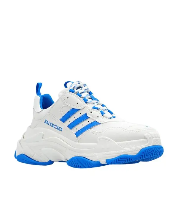 Balenciaga X Adidas Triple S Lace-up Sneakers - White