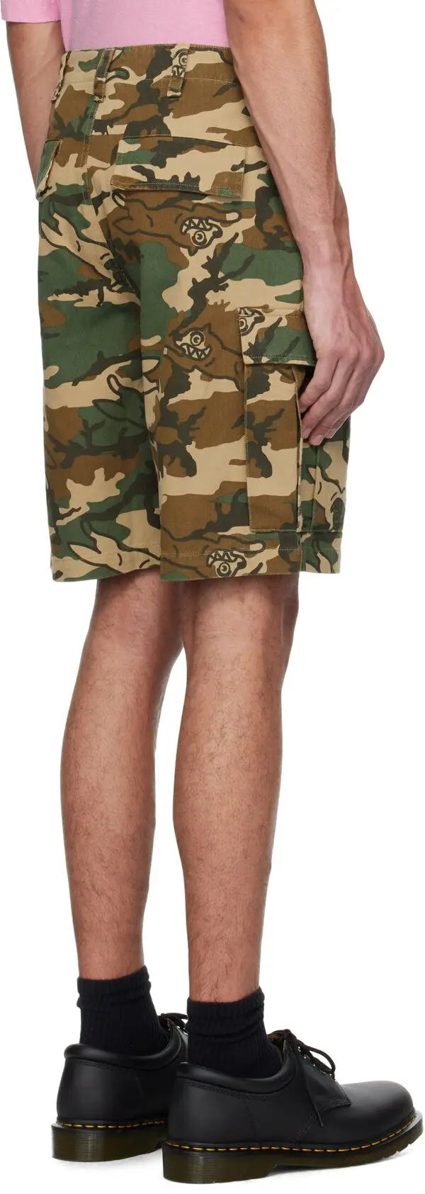 ICECREAM Running Dog Camo Cargo Shorts