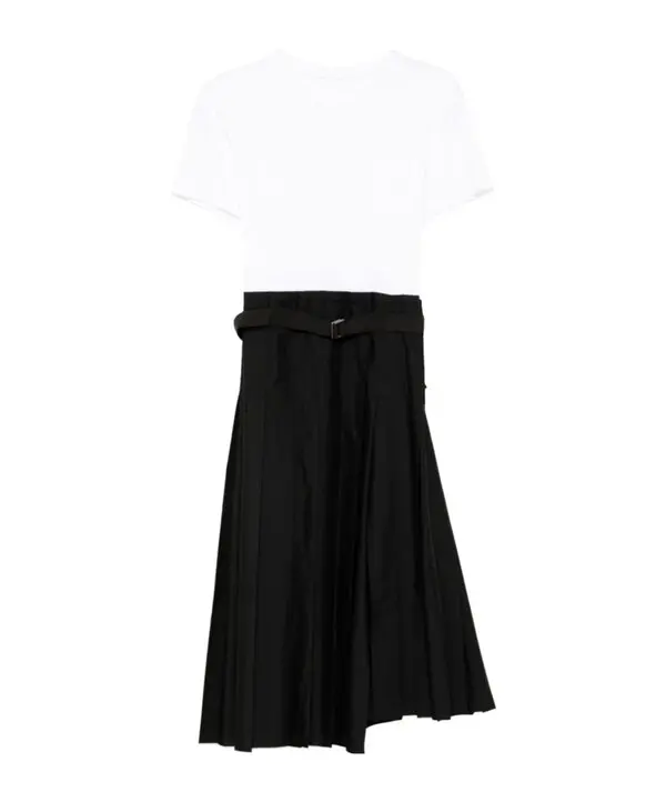 Sacai Pleat Detailing Dress