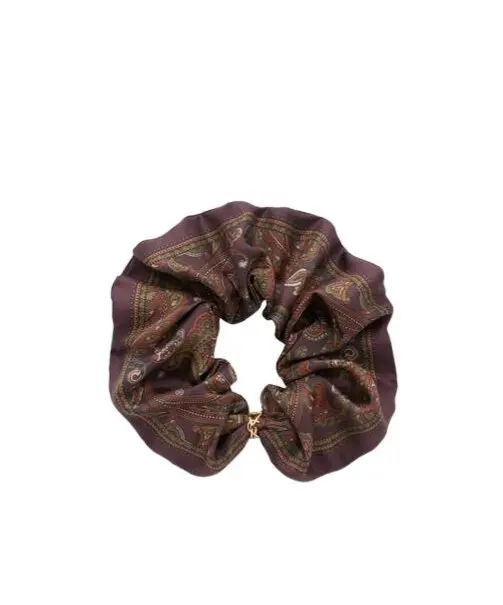 Saint Laurent Cassandre Scrunchie - Multi-color