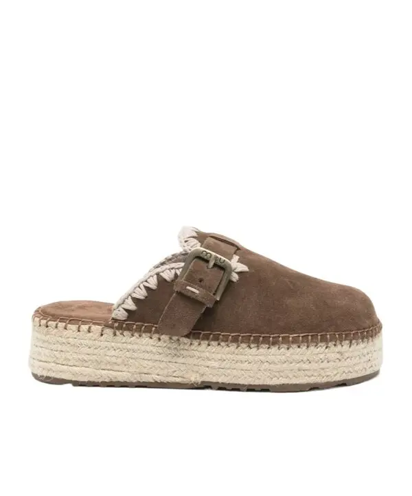 Mou Round-toe Mules