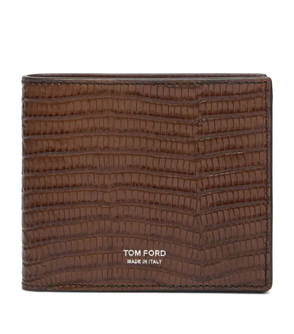 TOM FORD Calfskin Scale-effect Wallet