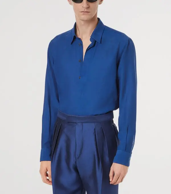 TOM FORD Cotton-silk Shirt