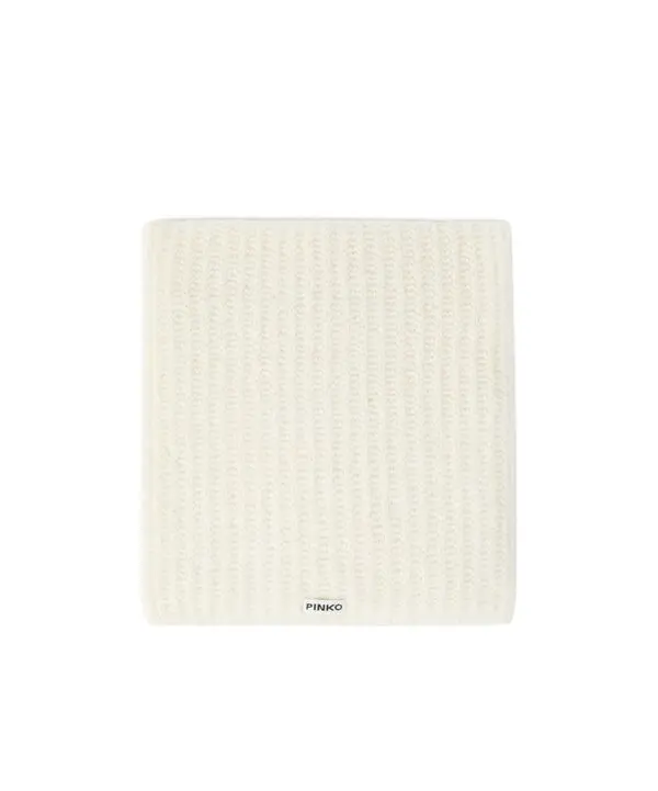 Pinko Ribbed-knit Scarf