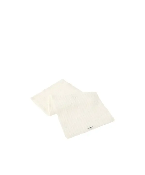 Pinko Ribbed-knit Scarf