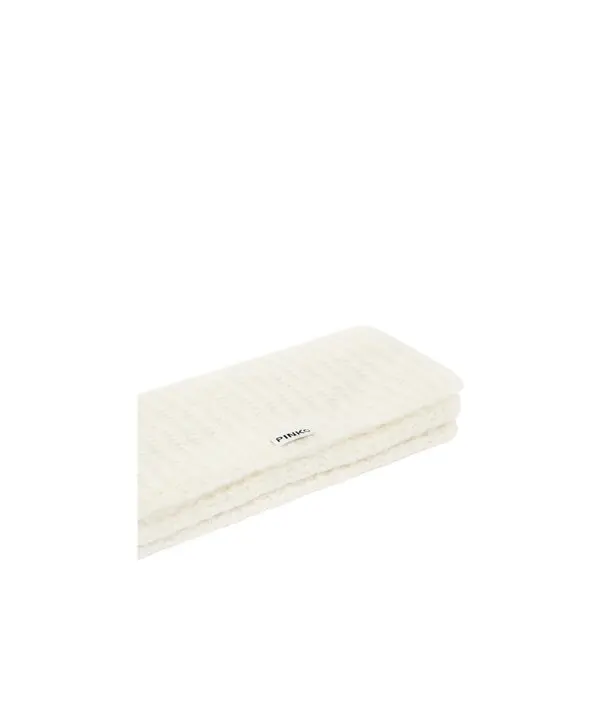Pinko Ribbed-knit Scarf