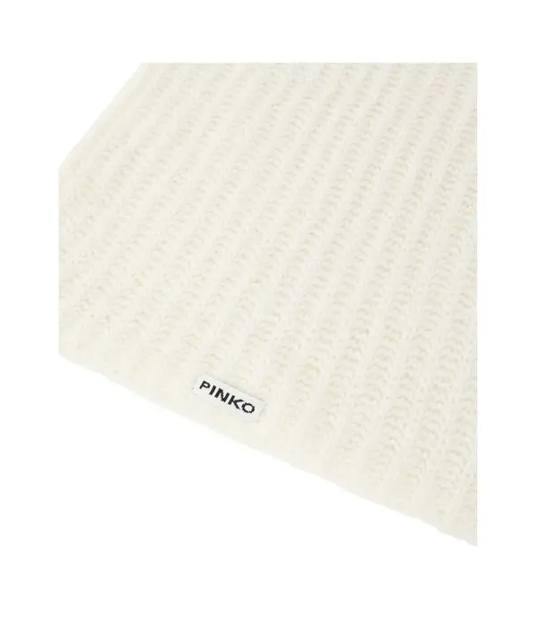 Pinko Ribbed-knit Scarf