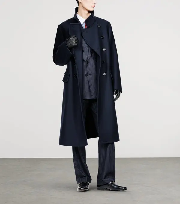 TOM FORD Wool Military Overcoat