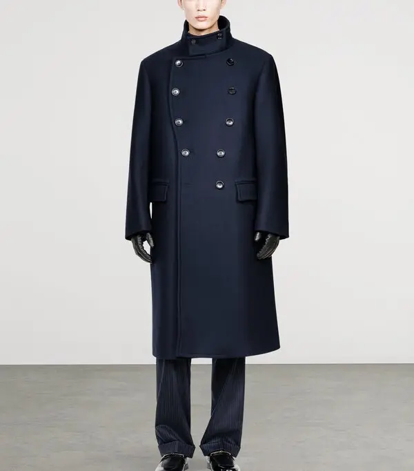 TOM FORD Wool Military Overcoat