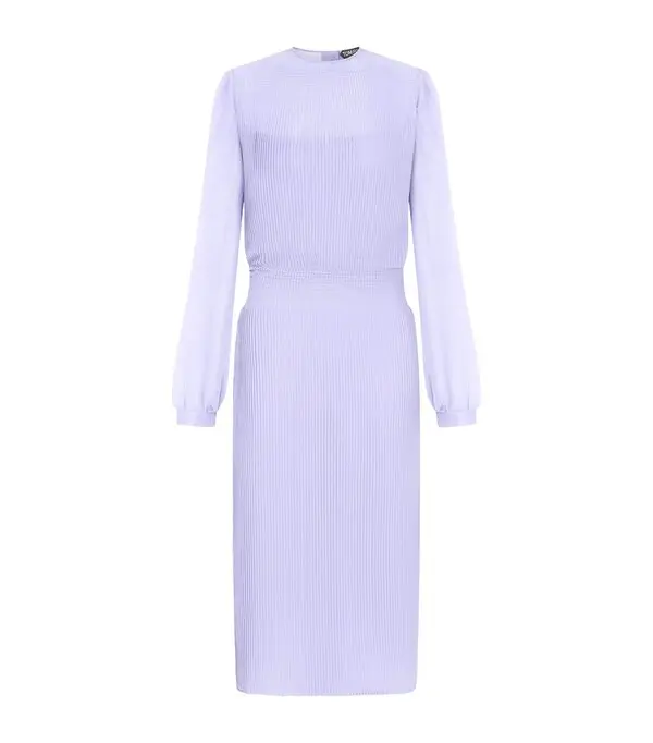 TOM FORD Chiffon Plissé Midi Dress