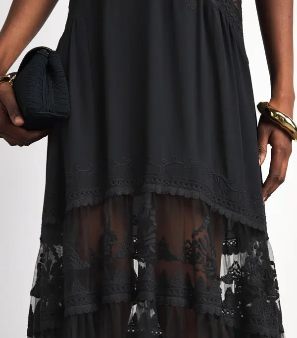 Ulla Johnson Silk Florence Maxi Dress