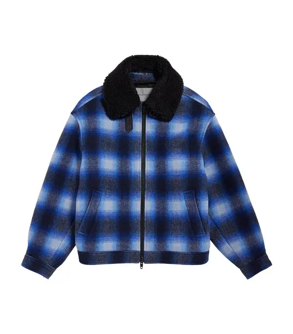 Balenciaga Wool Checked Jacket