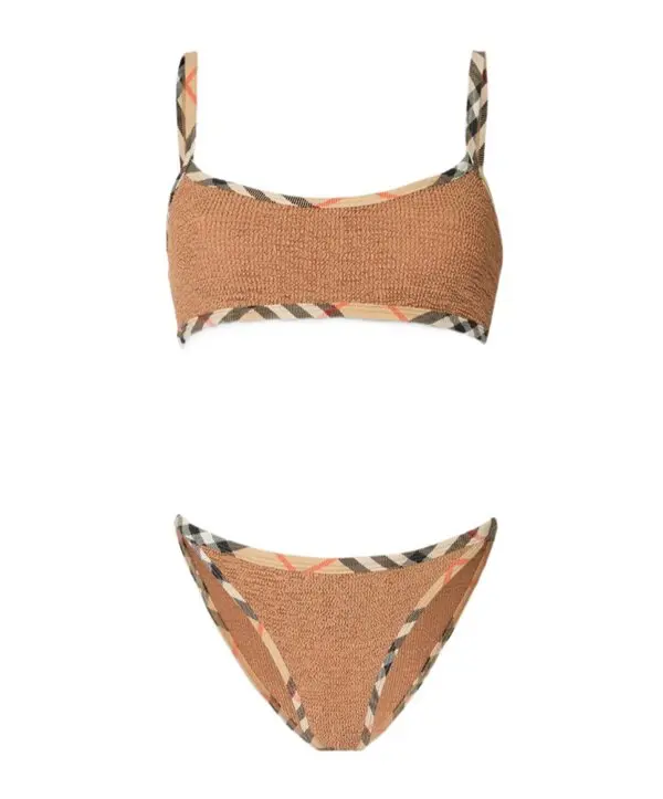 Burberry Tyler Bikini Set - Metallic Cocoa